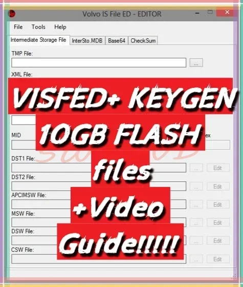 VISFED 0.3.2 + 10GB Flash Files + Unlocked Keygen+video Guide INTERMEDIATE STORAGE FILE ...