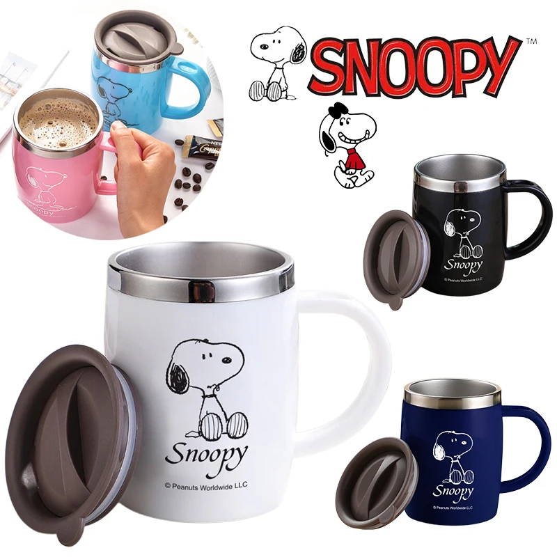 Snoopy-Stainless-Steel-Coffee-Cup-Mug-with-Lid-Insulated-Coffee-Mug ...