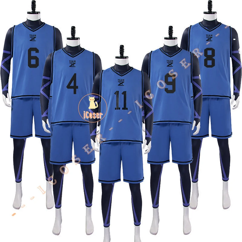 Disfraz de Cosplay de Anime Blue Lock Bachira Meguru Isagi yoachi ...