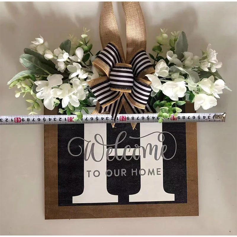 Monogrammed Welcome Sign Garland | Free Shipping!