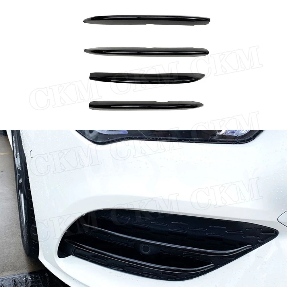 Dry-Carbon-Fiber-Front-Bumper-Fog-Lamp-Splitters-Trims-Body-Kits-for ...