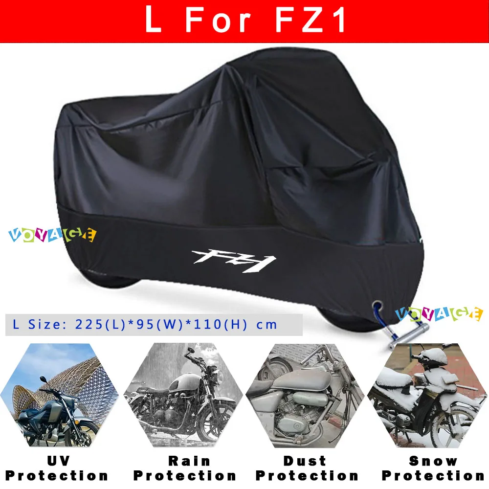 Logo-For-Yamaha-FZ1-FZ1S-N-Motorcycle-Accessories-Rain-Cover-Waterproof ...