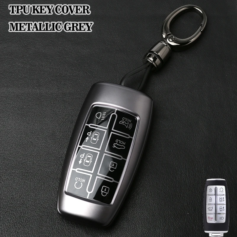 for-Genesis-Key-Fob-Cover-with-Keychain-Soft-TPU-Car-Key-Case-for ...
