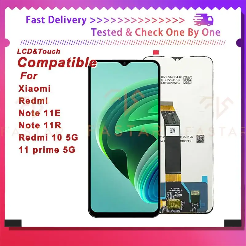 6-58-Original-For-Redmi-Note-11E-11R-11Prime-10-5G-LCD-Display-Touch ...