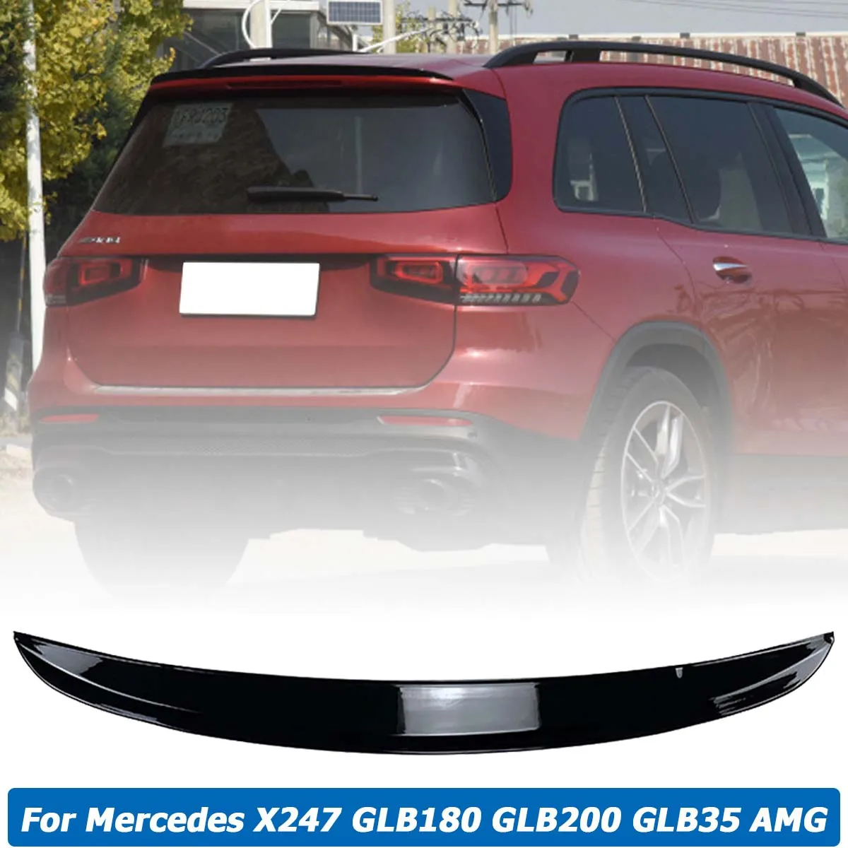 X247 Rear Spoiler Wing Trunk Roof Lip Boot For Mercedes Benz Glb Class