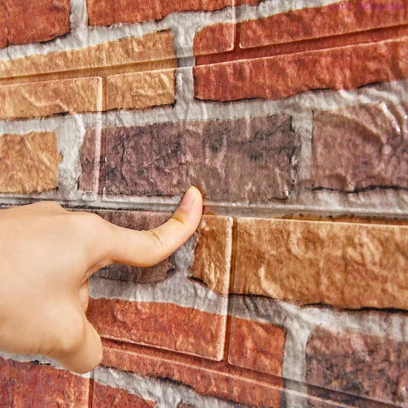 70x38cm-Foam-3D-Wall-Sticker-Brick-Self-adhesive-Vintage-Wallboard ...