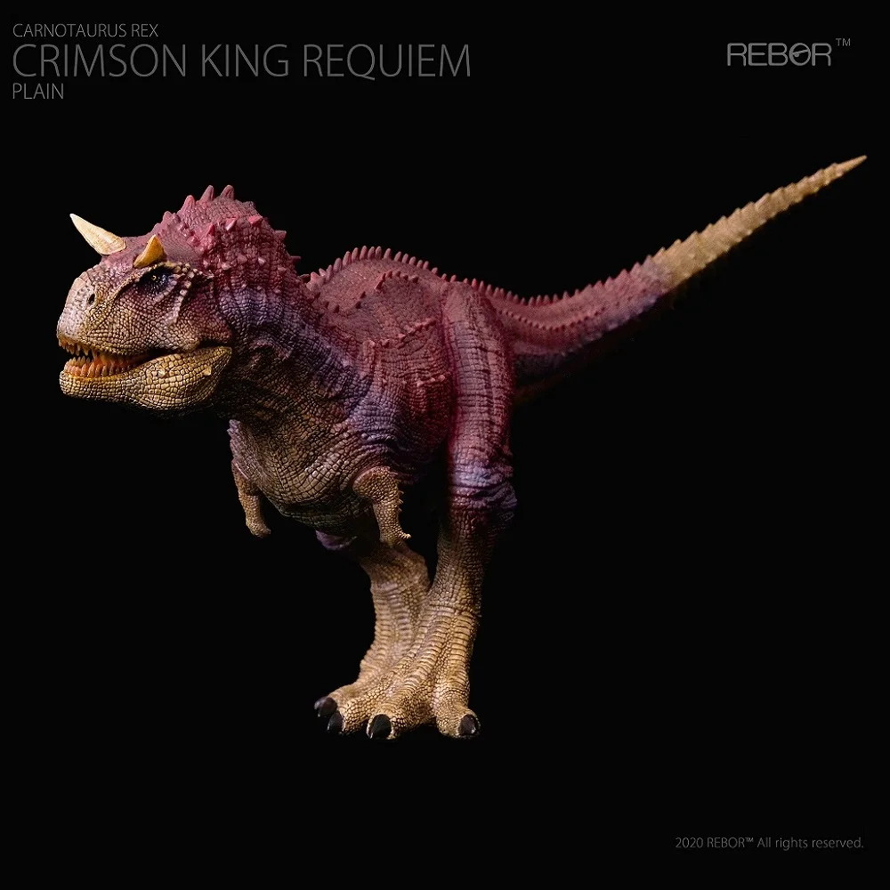 Rebor-Carnotaurus-Dinosaur-Modelo-Rex-Crimson-King-Adults-Toy-Plain ...