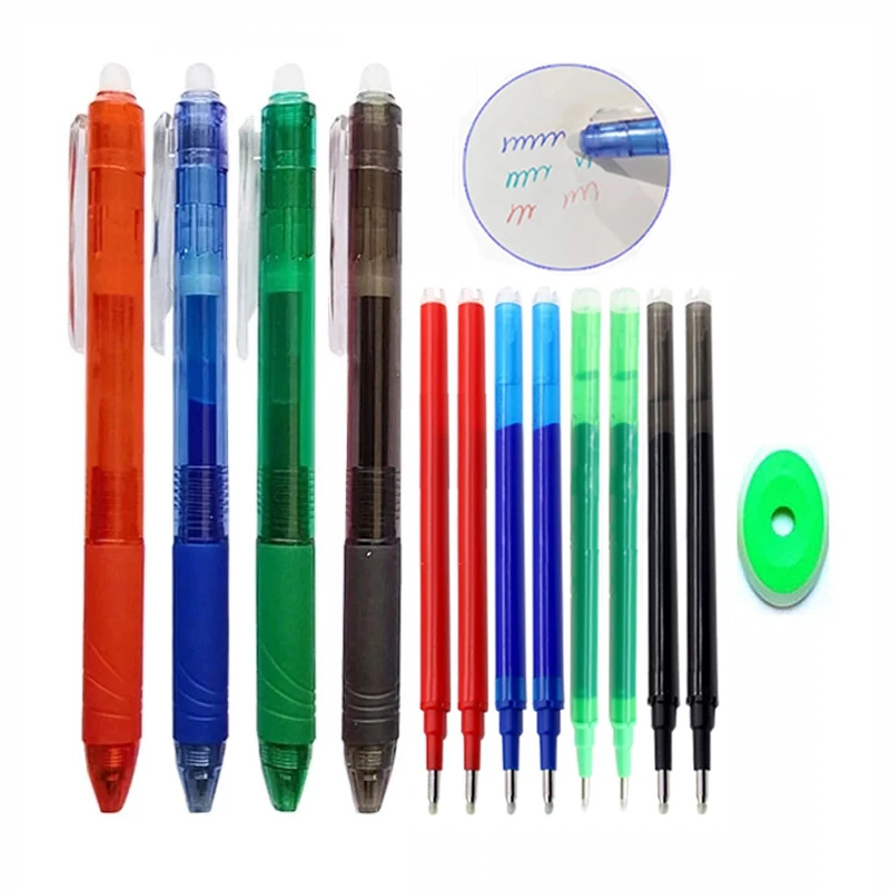 Retractable Erasable Pen Refills | Erasable School Pens 0.7mm - 0.7mm ...