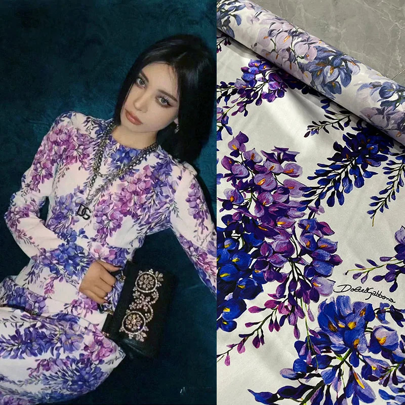 Natural-Pure-Poplin-Cotton-Fabric-Italian-Brand-Fashion-Design ...