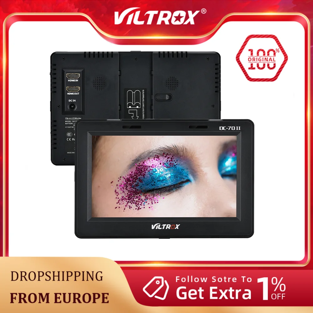 Viltrox-DC-70-II-7-inch-4K-Monitor-on-Camera-DSLR-Field-Monitor-HD ...