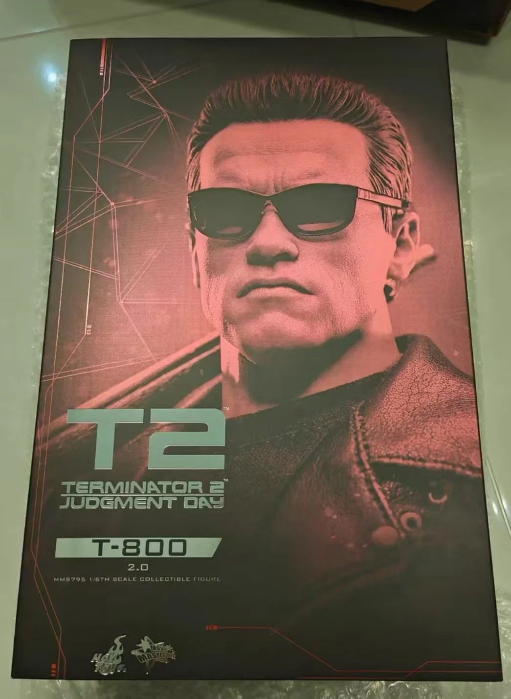In Stock HOTTOYS HT 1/6 MMS795 Terminator 2: Judgment Day T800 Robot 2. ...