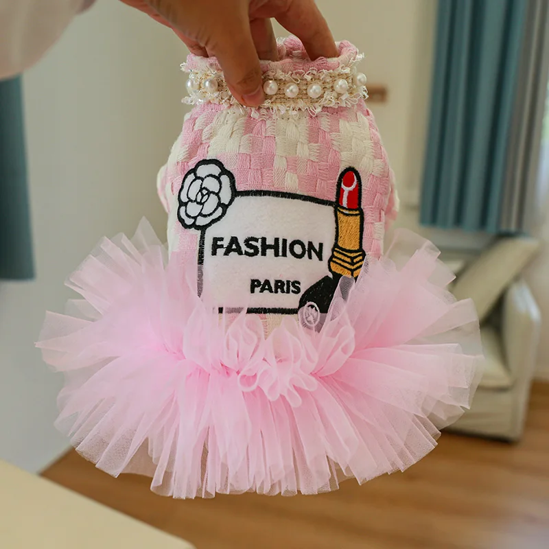 PETCIRCLE-vestido-de-l-piz-labial-cl-sico-para-perros-peque-os-y ...