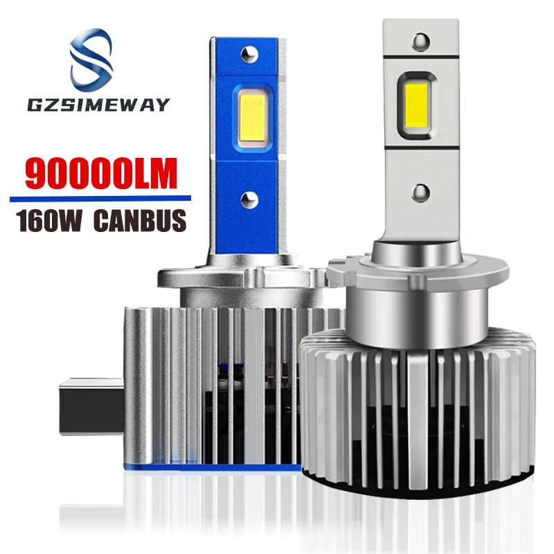 2PCS-90000LM-D1S-LED-Lamps-D3S-Car-Headlights-HID-D2S-D4S-D5S-D8S-D1R ...