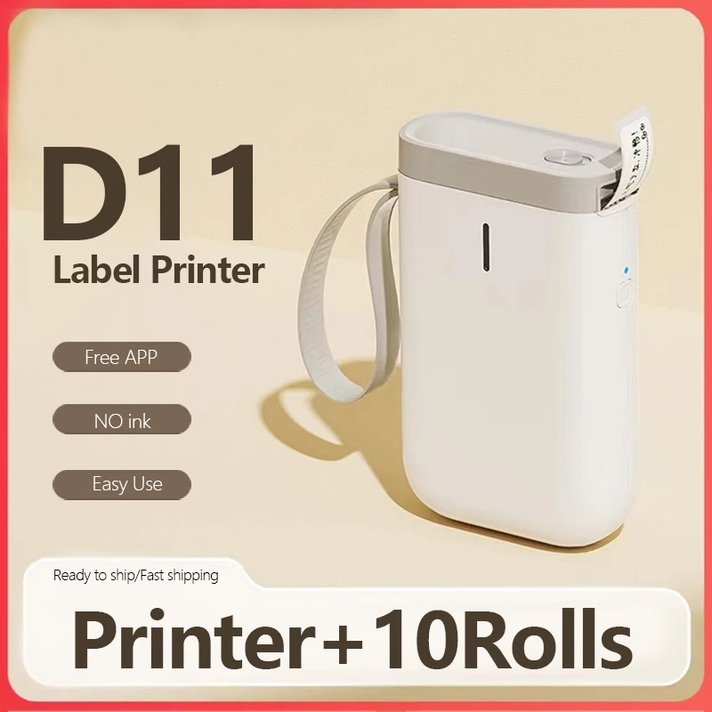 Niimbot-D11-Mini-Portable-Printer-Thermal-Adhesive-Label-Maker-Printer ...