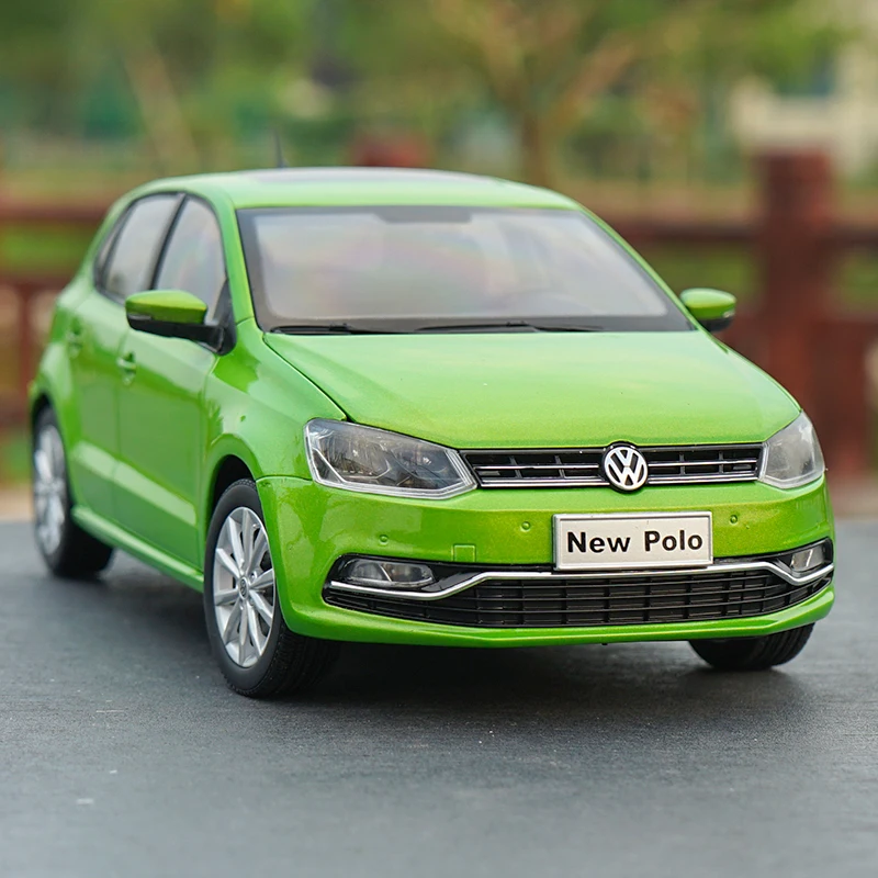 New-Limited-Diecast-Alloy-1-18-New-Polo-2016-Refined-Car-Model-Yellow ...
