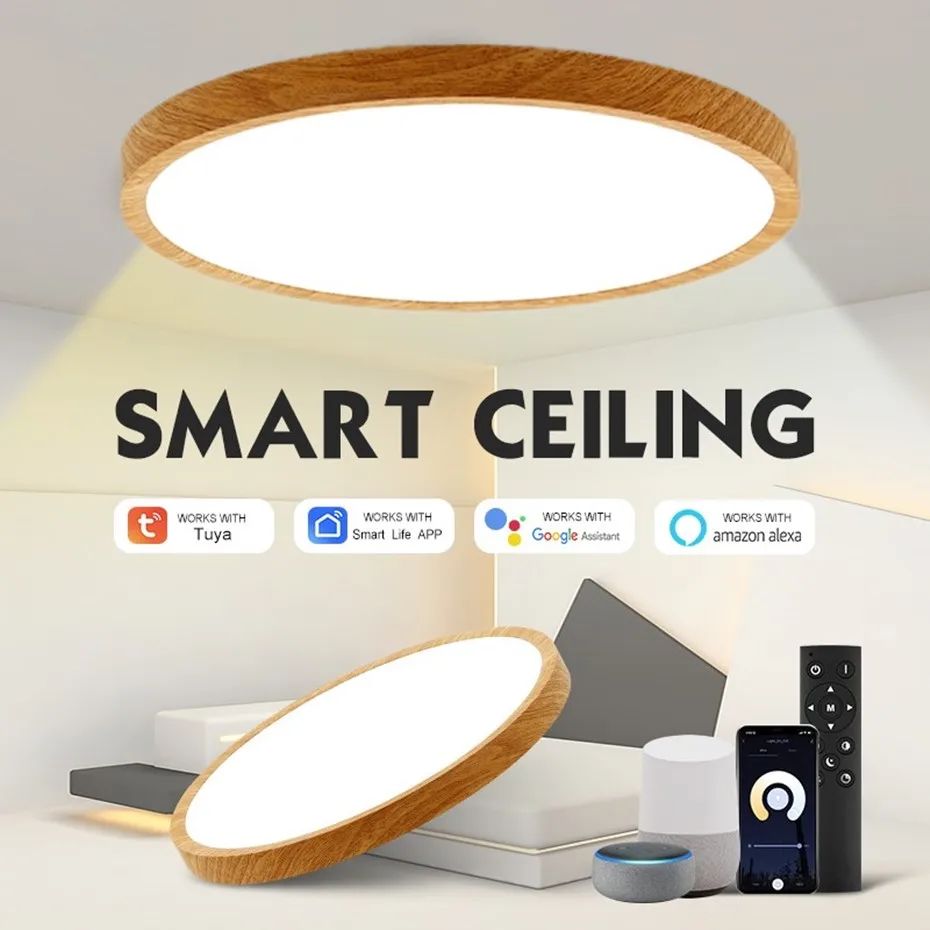 Smart Led Ceiling Lamp | Led Panel Light | Ceiling Lights - Led Ceiling ...