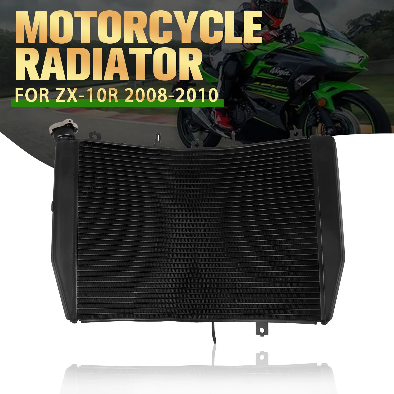 Motorcycle Aluminium Engine Radiator Cooler Cooling System Water Tank ...
