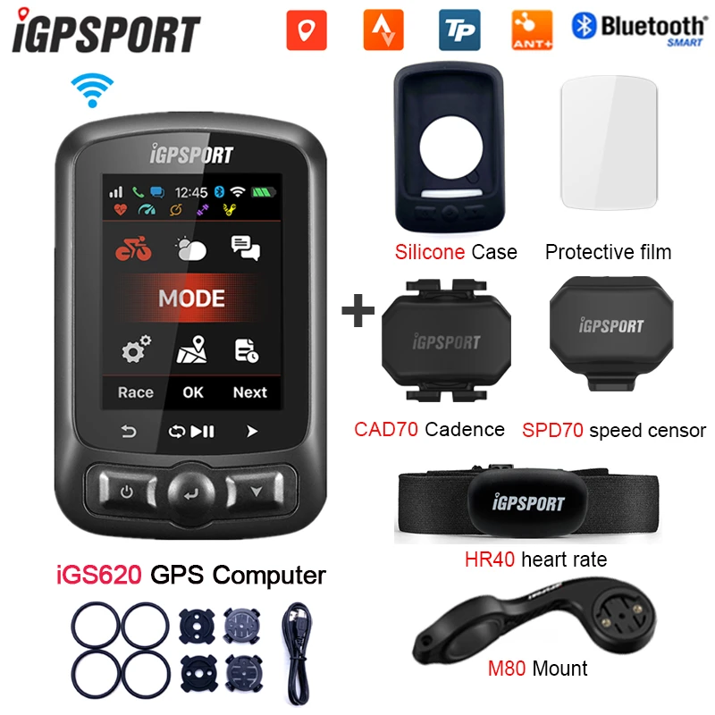 Igpsport Igs620 Igs520 Gps Cycling Wireless Computer Ant+ Bluetooth ...
