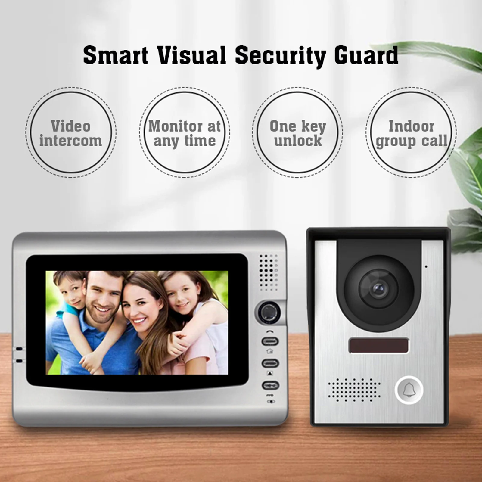 Smart-7-Wired-Video-Door-Phone-System-Visual-Intercom-Doorbel-Night ...