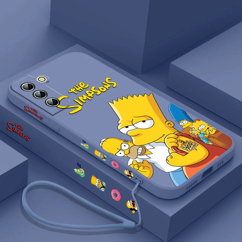 Funda-de-tel-fono-de-dibujos-animados-de-Los-Simpsons-para-Samsung ...