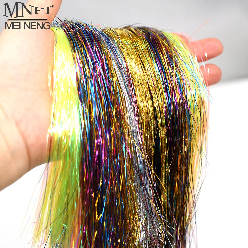MNFT-3Bags-Tinsel-Fly-Tying-Material-9-Colors-Crystal-Flash-Holographic ...