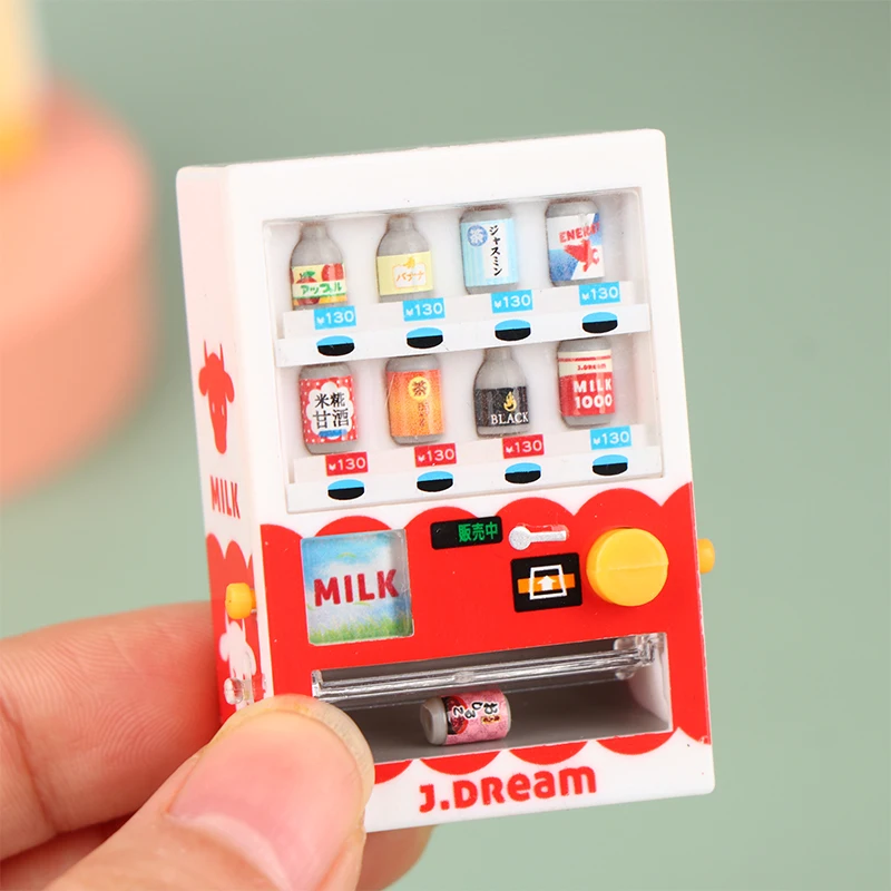 Dollhouse-Miniature-Toys-Mini-Beverage-Vending-Machine-Mini-Drink ...