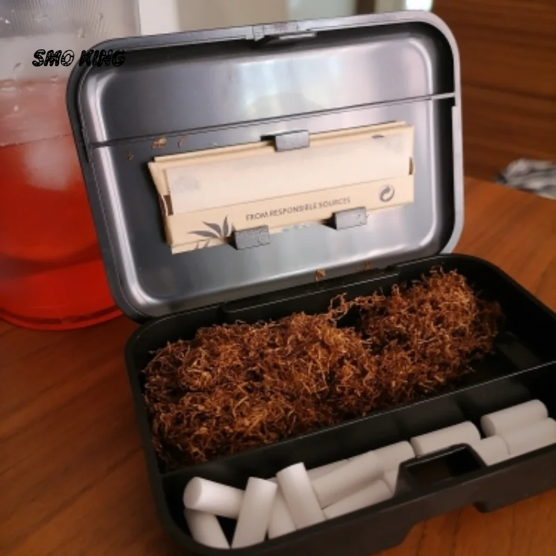 SMO-Protable-Plastic-Tobacco-Papers-Storage-Boxs-110mm-75mm-Cone ...