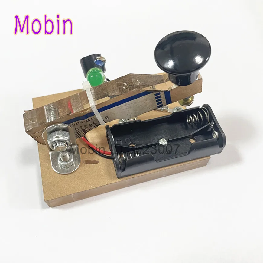 CW-Exerciser-Morse-Code-Charged-Key-Battery-Box-Buzzer-Sound-Plus-Flash ...