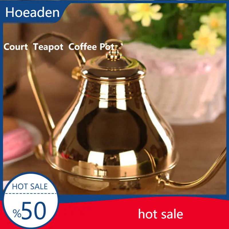 Fine Mouth Coffee Pot Long Spout Pour Over Drip Coffee Kettle Coffe ...