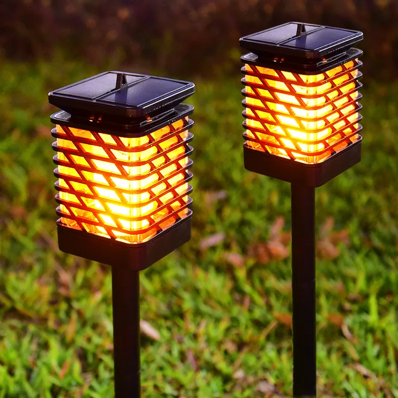 Outdoor-Solar-LED-Torch-Lights-Sunlights-Flashlight-Waterproof-Garden ...