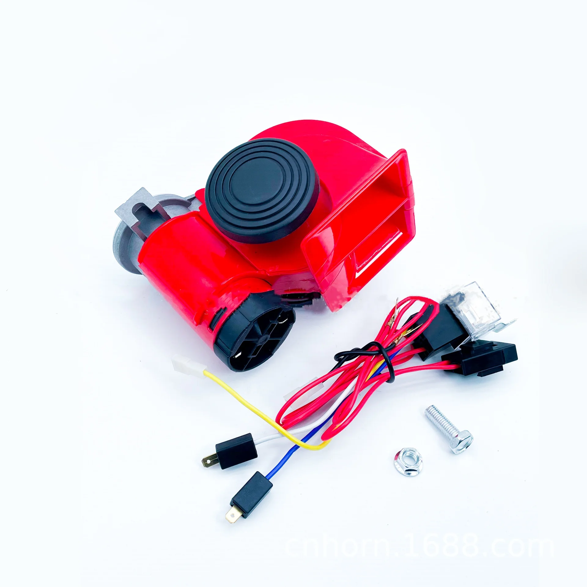 115DB-Car-Dual-Tone-12V-24V-Air-Horn-Electric-Speaker-Kits-Super-Loud ...