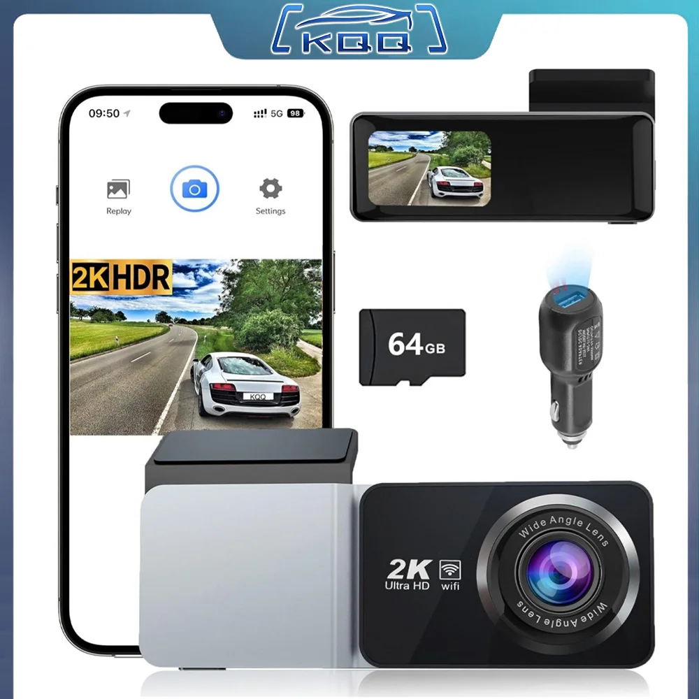 KQQ-2K-Front-Camera-Dash-Cam-Car-DVR-Night-Vision-Dash-Camera-Recorder ...