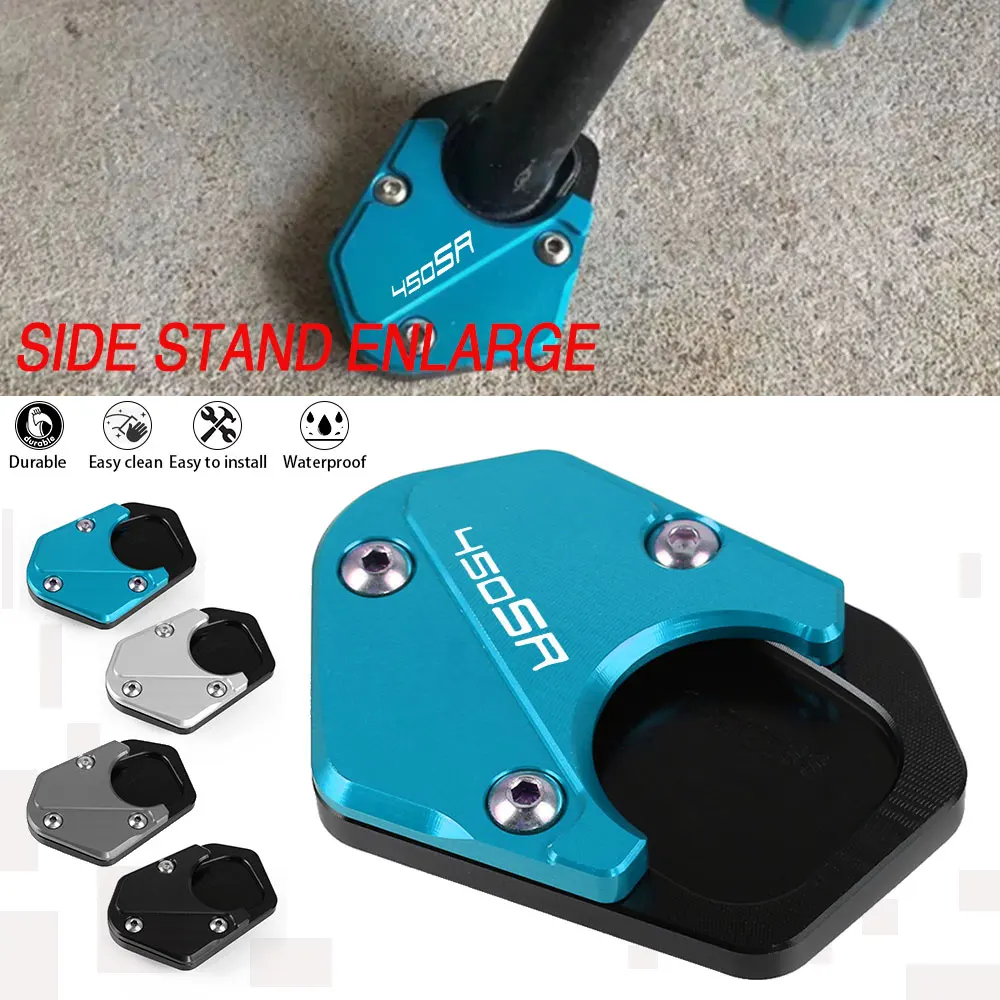 2024-Motorcycle-Side-Stand-Enlarger-Sled-Sidestand-Kickstand-Foot-Pads ...