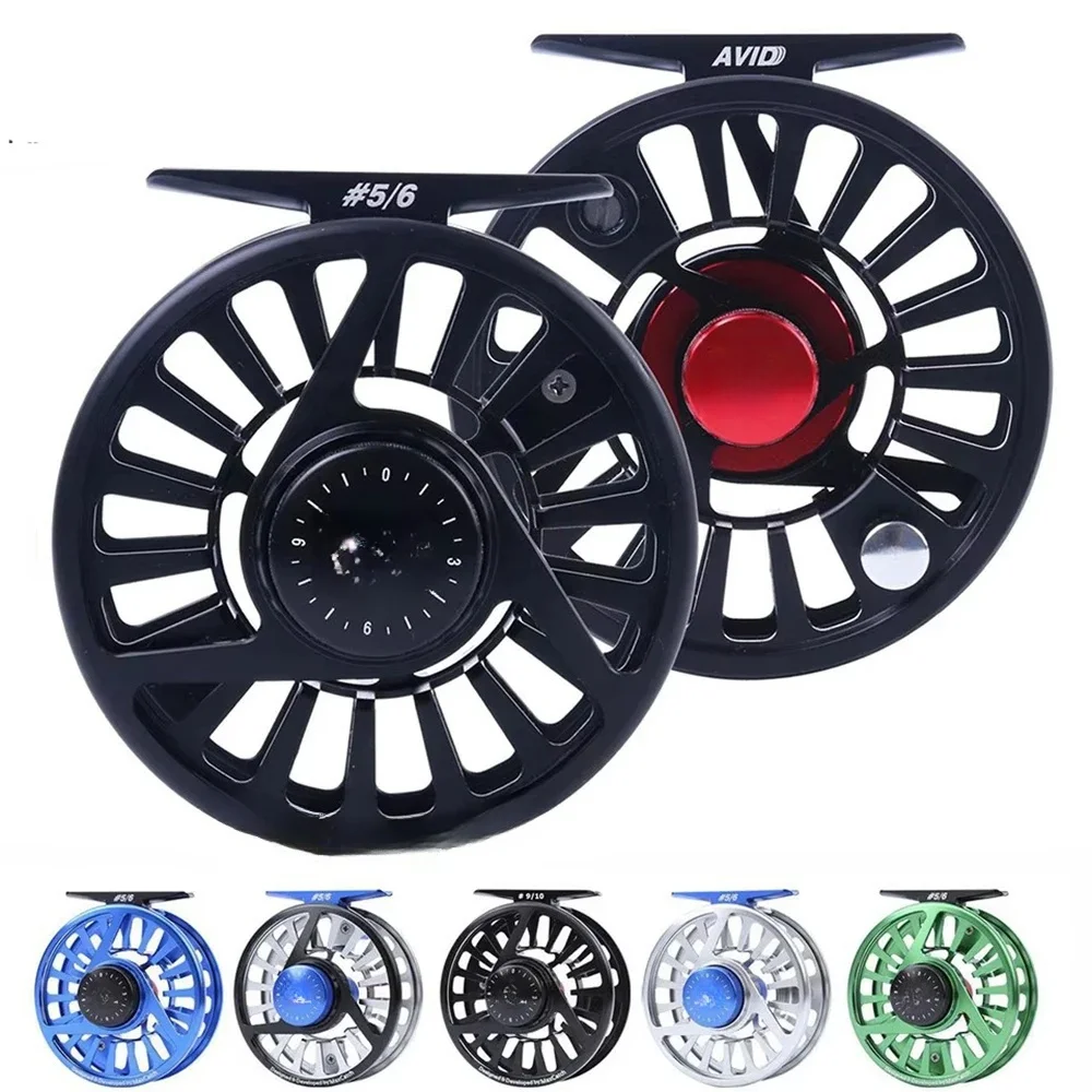 TXBUNBOF Fly Fishing Reel 1-11WT Fly Reel Machined Aluminium Micro ...