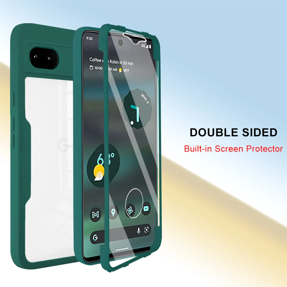 360-Full-Coverage-Protection-Phone-Case-Cover-For-Google-Pixel-6A ...