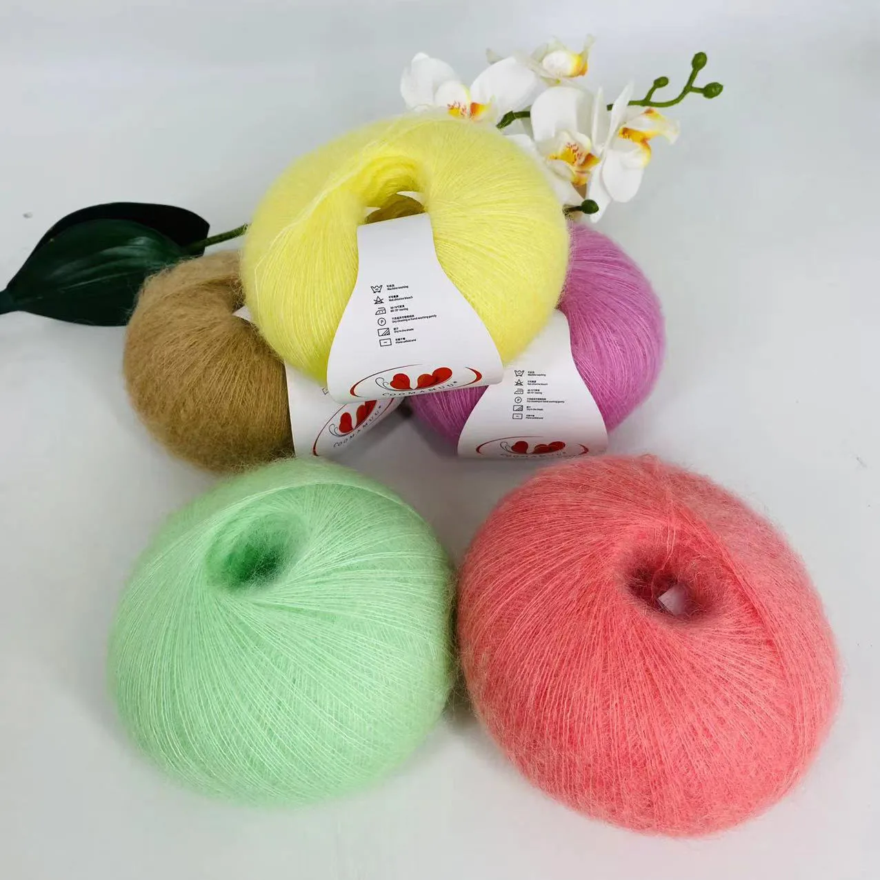 50G-DIY-Thin-Soft-Mohair-Yarn-Angora-Wool-Cashmere-Yarn-Crochet-Yarns ...