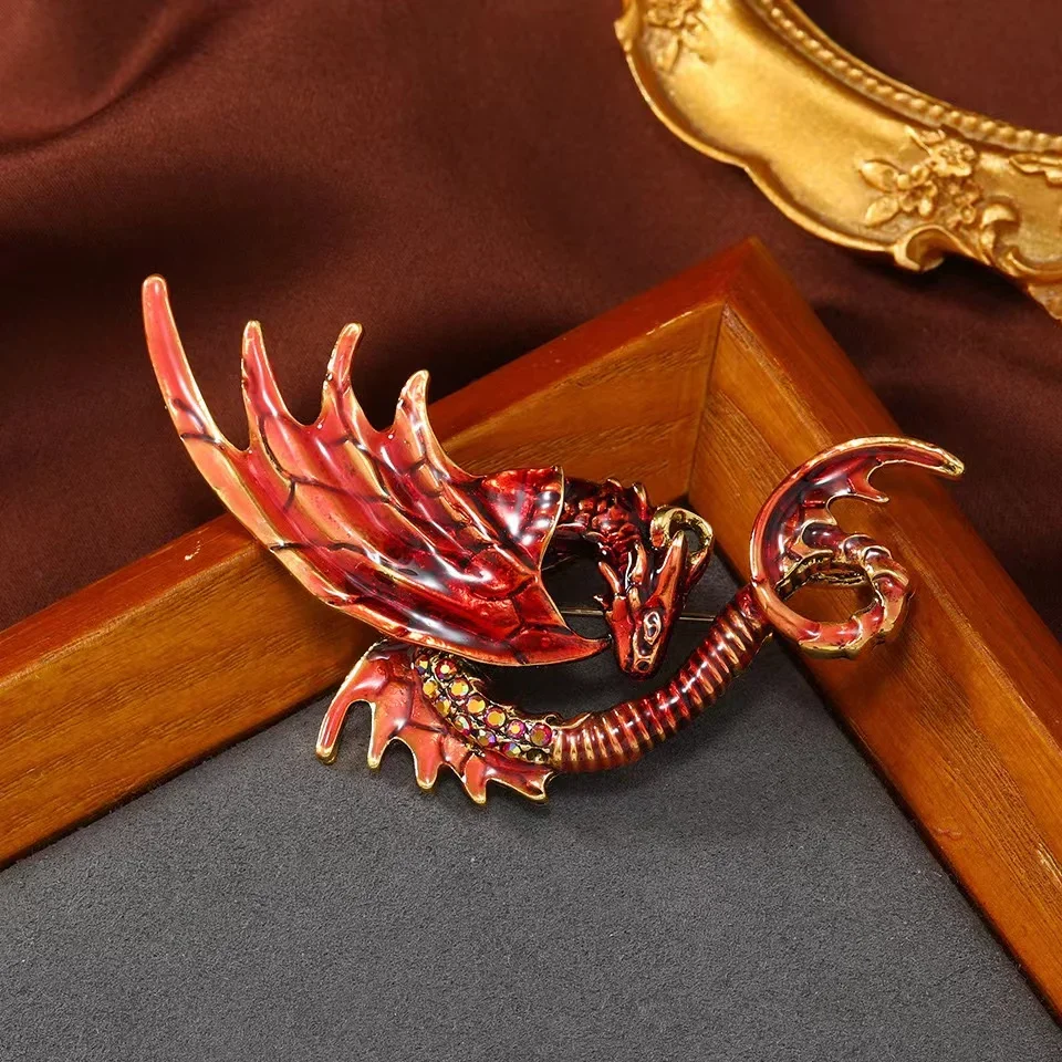 Popular-Enamel-Flying-Dragon-Brooches-for-Women-Unisex-Dragons-Pins-Event-Party-Decoration ...