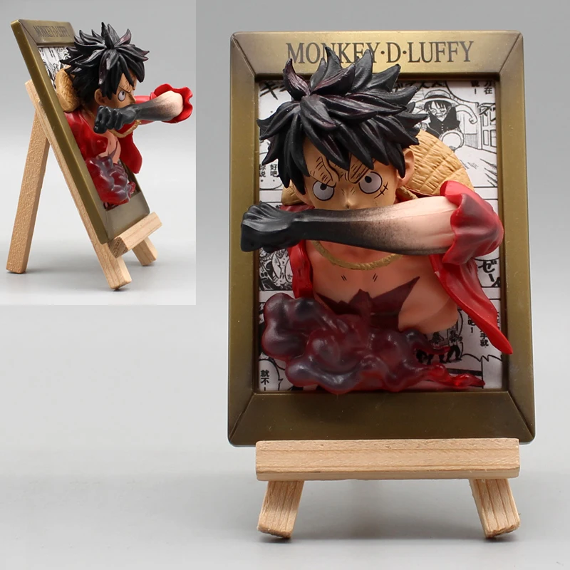 10cm-One-Piece-Figurine-Gear-2-Monkey-D-Luffy-Action-Figures-Magnet ...