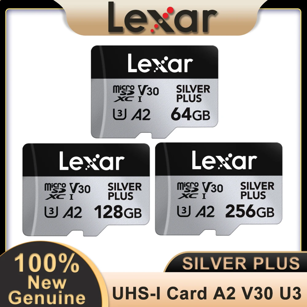 Lexar-Silver-Plus-microSDXC-Card-A2-V30-U3-Microsd-Memory-Card-TF-Card ...