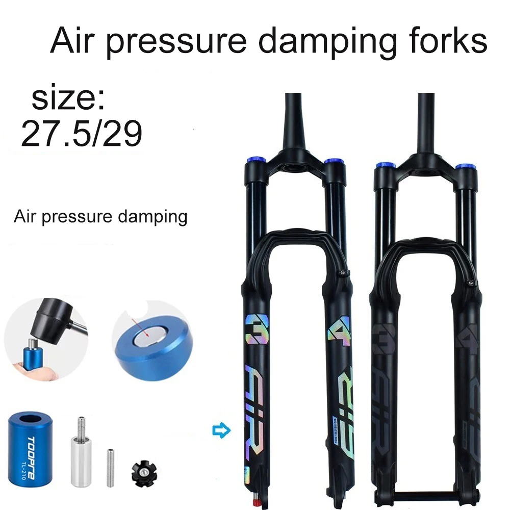 Mountain-bike-air-suspension-27-5-29-inch-bike-fork-140-stroke-damped ...