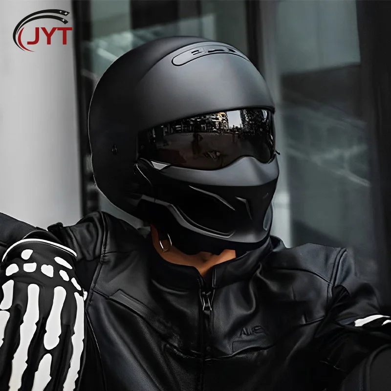 DOT-Approved-Men-s-Motorcycle-Helmet-Retro-Full-Face-Helmet-Adult-Men ...