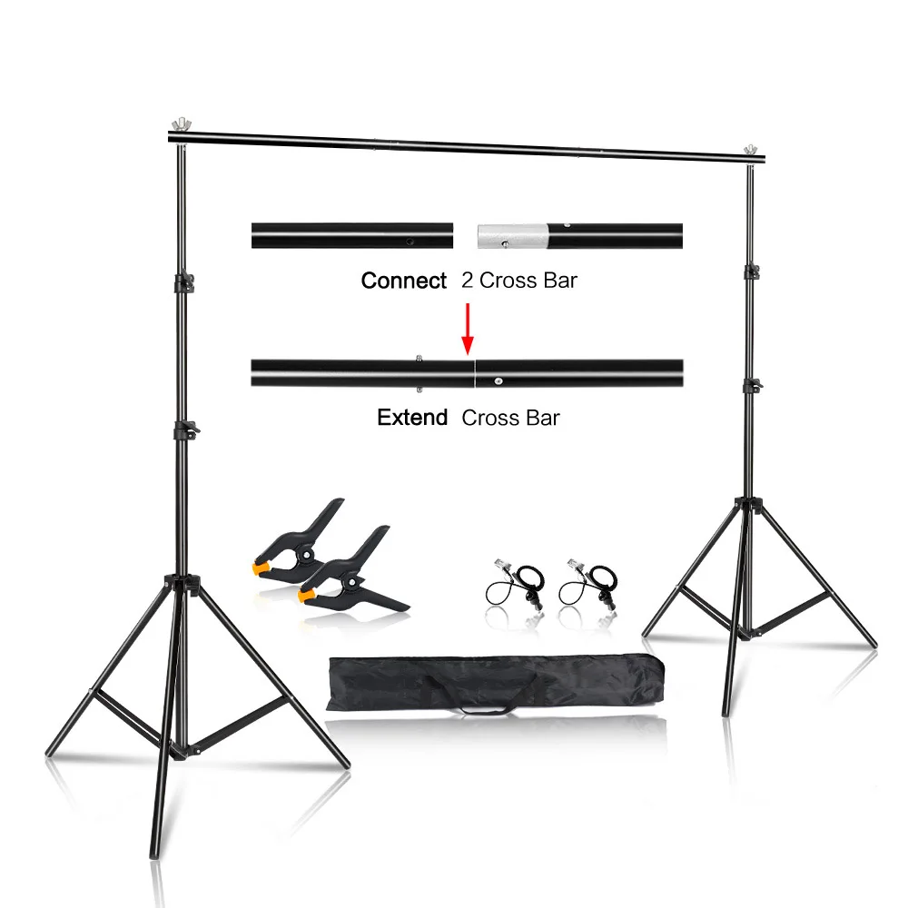 Backdrop-Support-Background-Stand-Photo-Studio-Light-Tripod-Photography ...