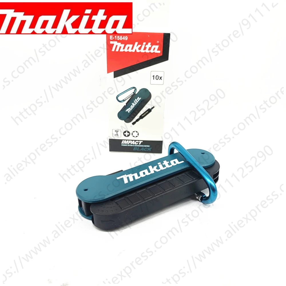 Makita chave de fenda bit conjunto E 15849 10 pçs hexagonal cruz ...