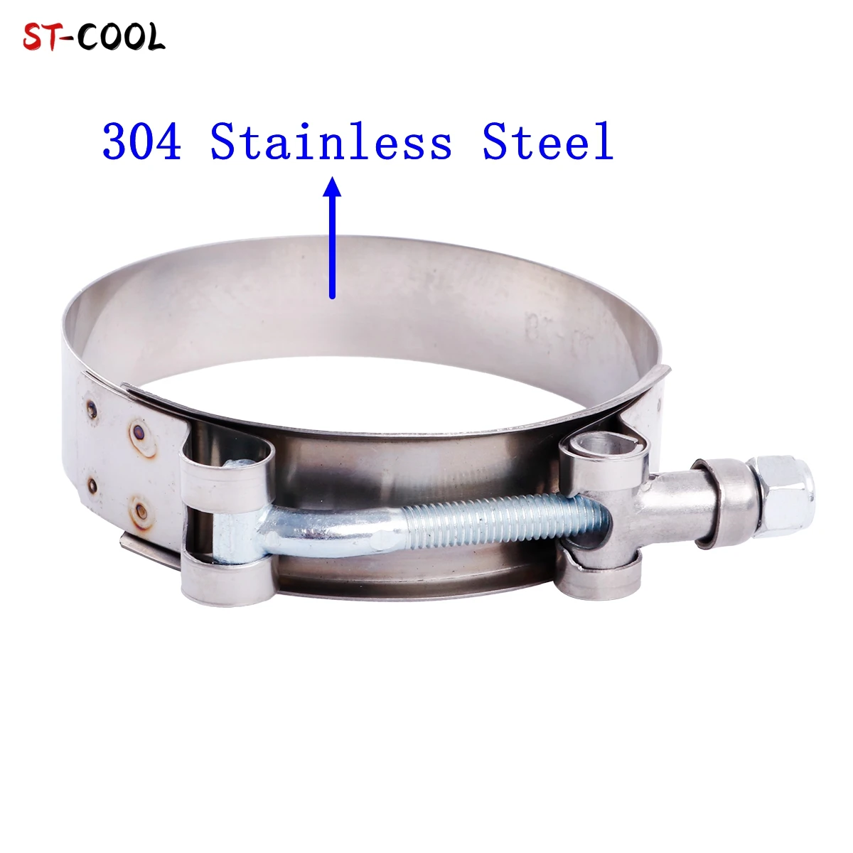 T-Bolt-Clamp-T-Pipe-Stainless-Steel-T-Bolt-Turbo-Silcone-Hose-Tube ...
