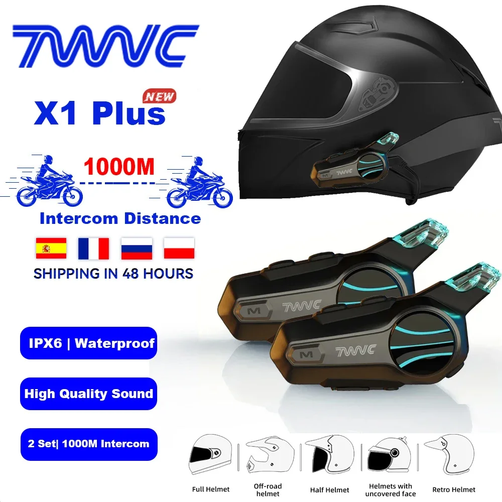 Motorcycle-Helmet-Bluetooth-Intercom-1000m-Double-Intercom-IPX6 ...