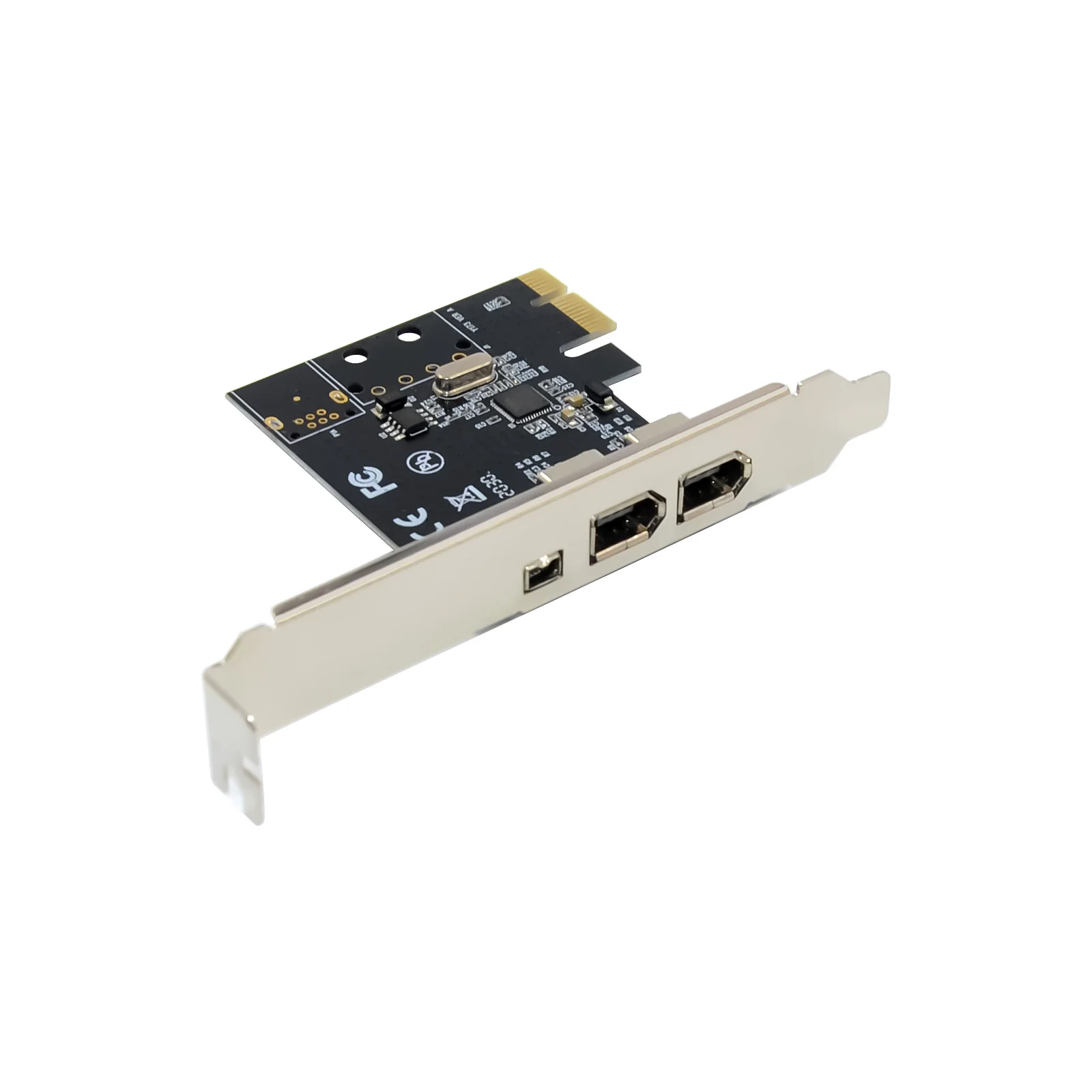 Pcie X1 3 Ports Firewire 4pin 9pin Expansion Card Pci Express 1394b ...