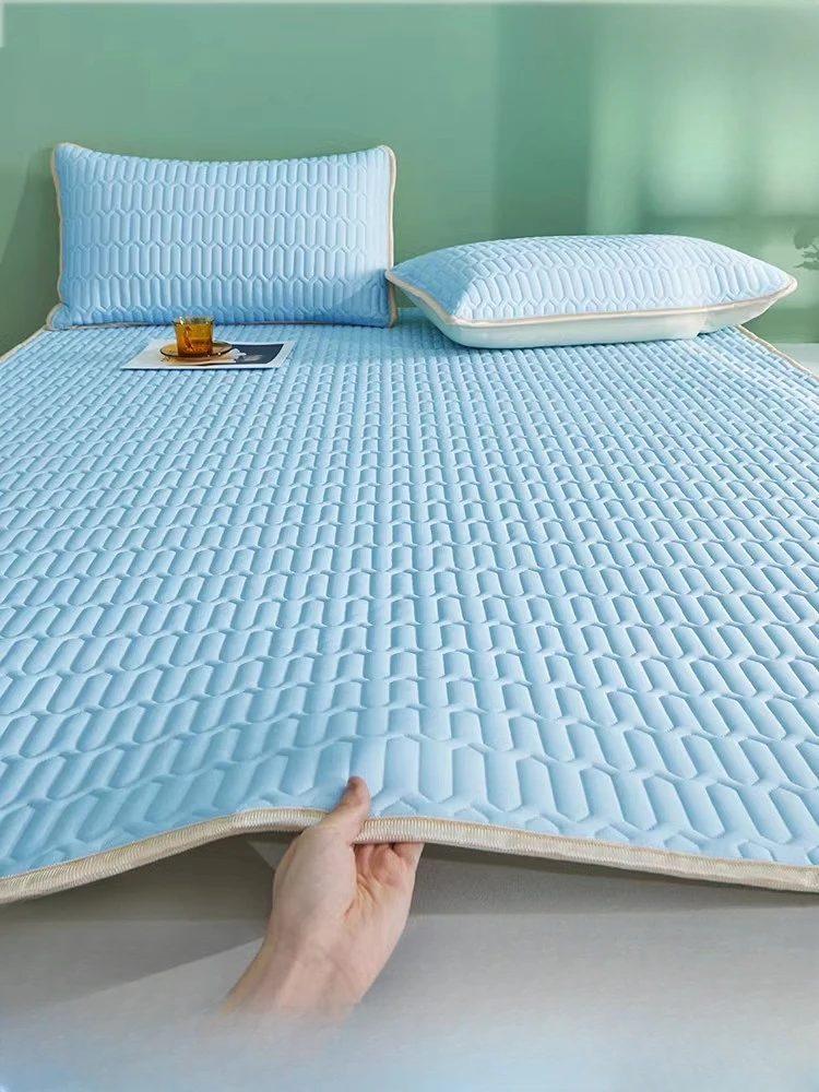 Summer-Latex-Cool-Mat-2024-New-Ice-Silk-Mat-Three-piece-Set-Student ...