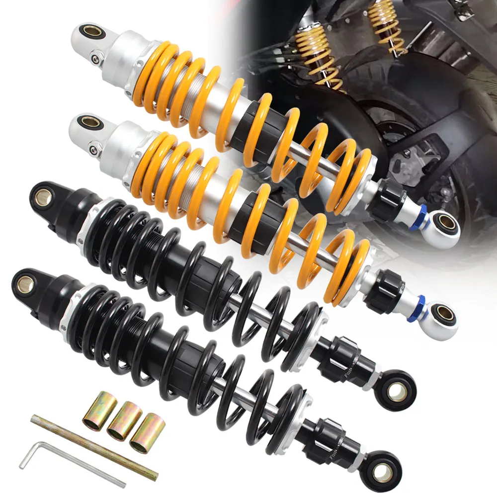 Motorcycle Accessory Universal 330mm Rear Suspension Adjustable Air ...