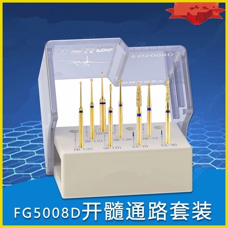 Dental-Pulpotomy-access-Open-pulp-cavity-Bur-kit-Preparation-FG-bur ...