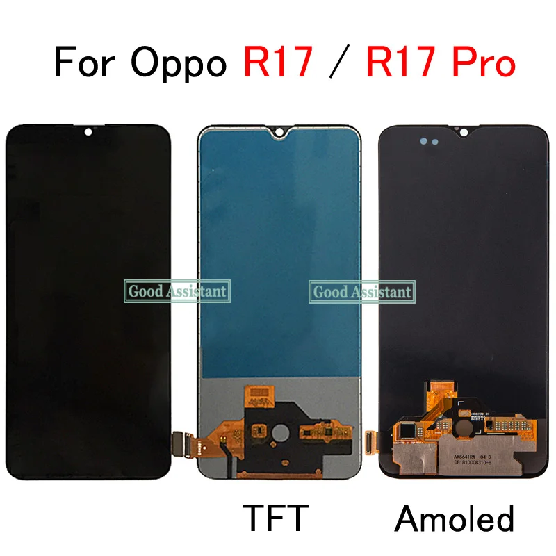 AMOLED-TFT-Black-6-4-Inch-For-Oppo-R17-R17-Pro-RX17-Pro-Global-LCD ...